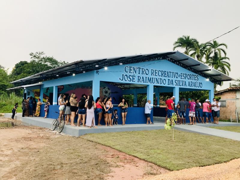 Prefeitura inaugura o Centro Recreativo da Agrovila Calúcia - REDEPARÁ