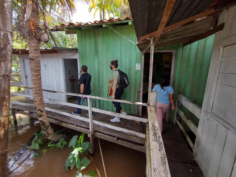 Semec visita escolas municipais da Ilha do Combu para deixá-las bem cuidadas - REDEPARÁ